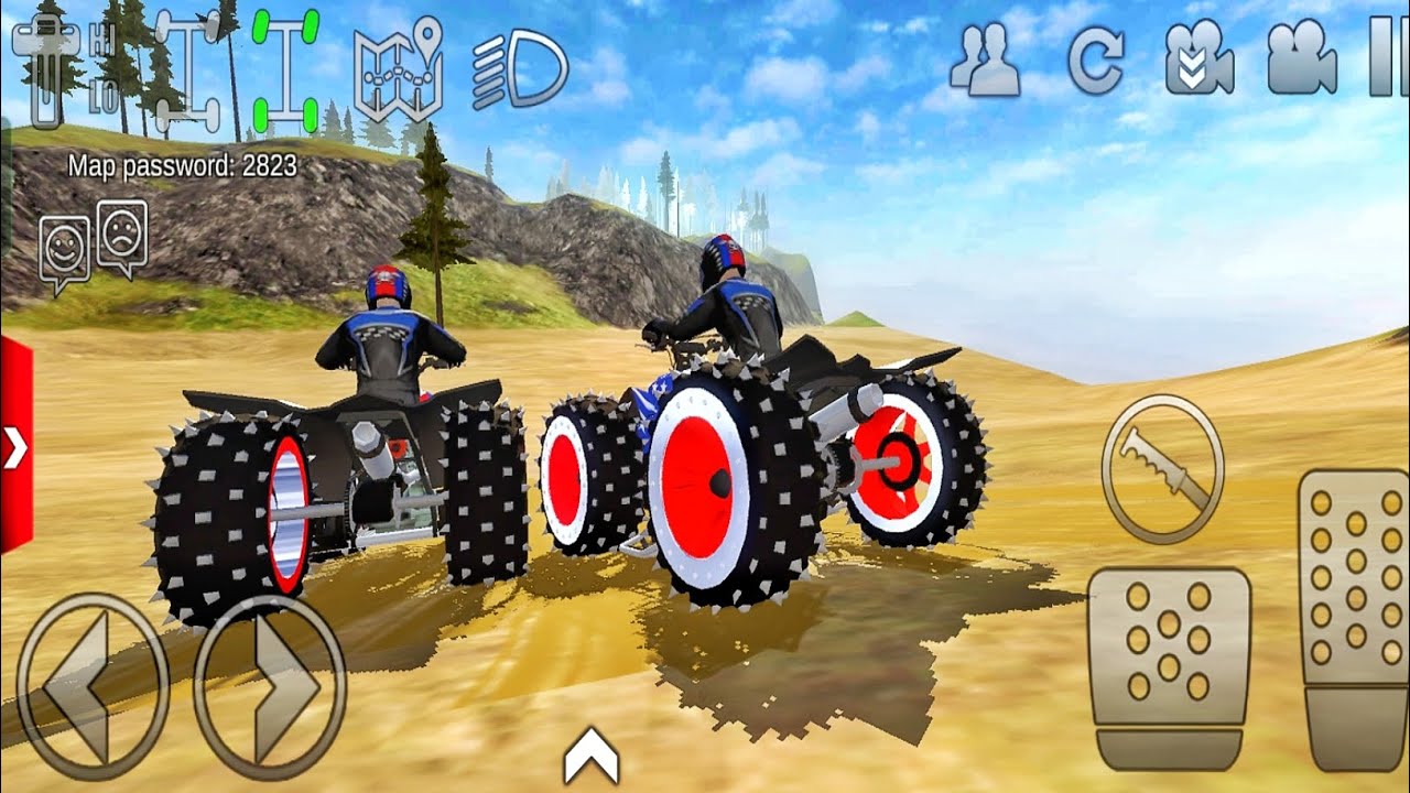 2 playear Quad bike Norway city game monster best driving ATV game ...