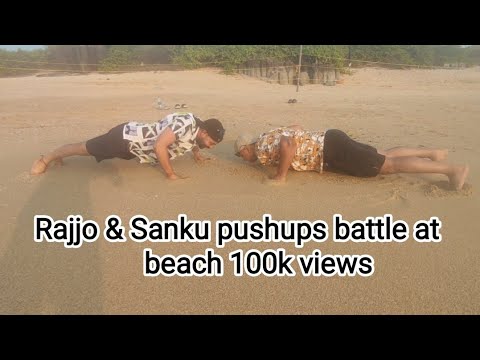 Epic Gym Showdown: Rajjo & Sanku Pushup Challenge #stay fit - YouTube