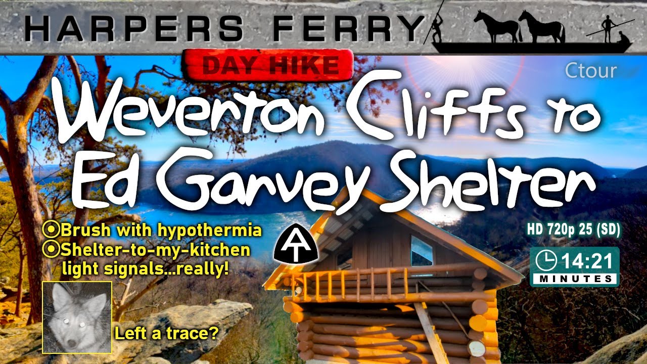 Weverton Cliffs to Ed Garvey Shelter 🥾🐺🥶 - YouTube