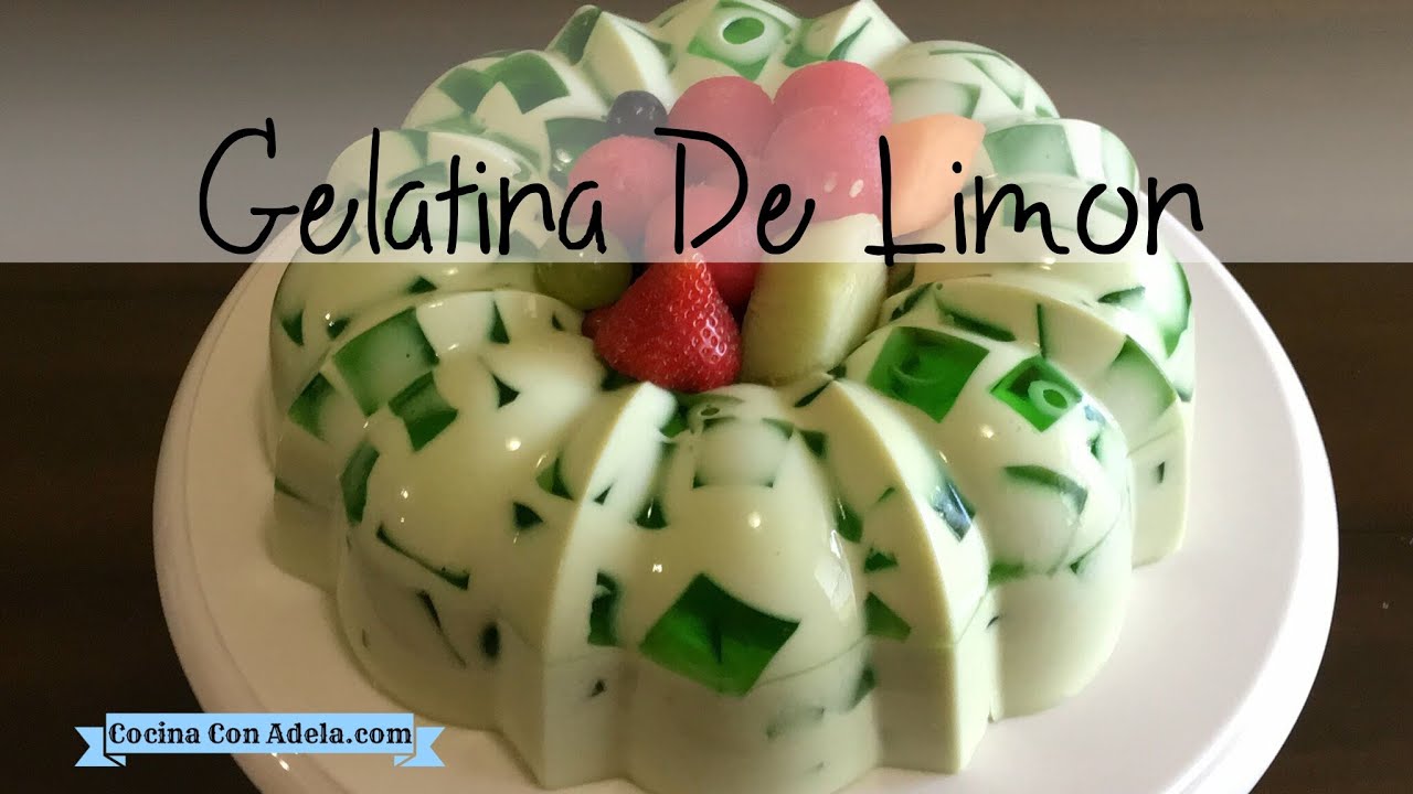 Gelatina de limón - YouTube