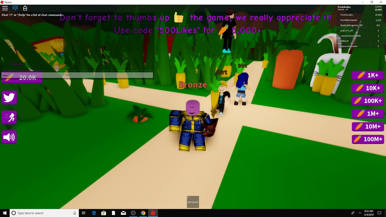 Roblox - Bunny Simulator (Codes) - YouTube