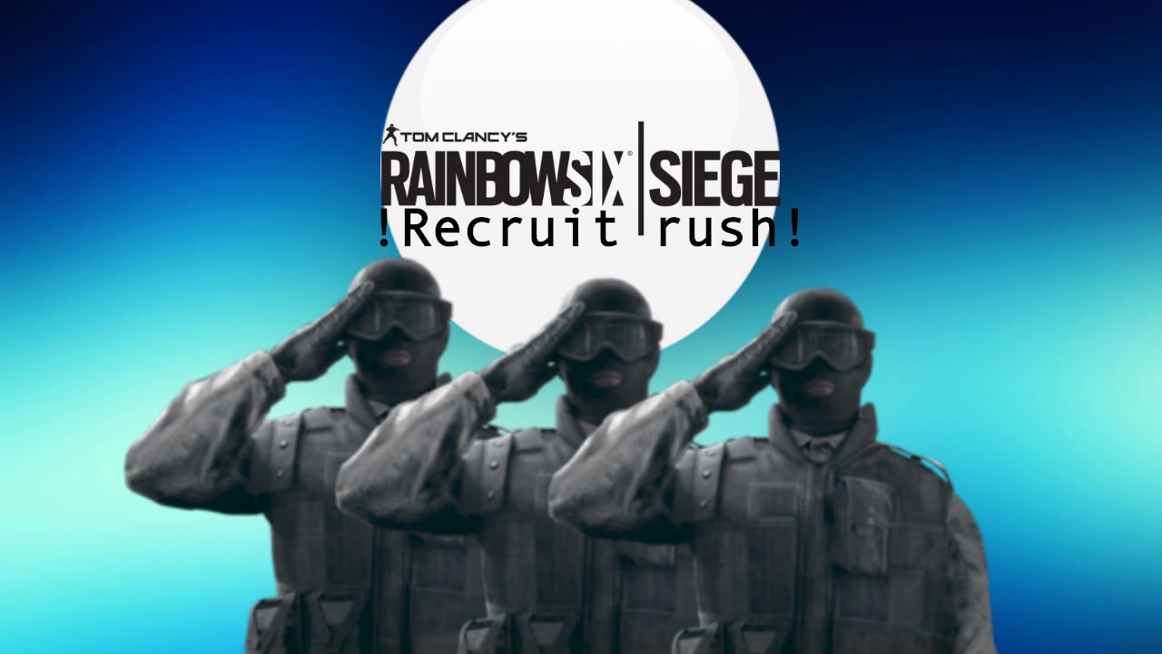 Recruit rush! - Rainbow six siege [Norsk gaming] - YouTube