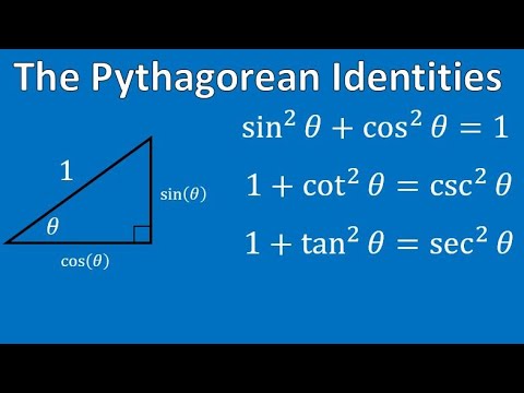 The Pythagorean Identities - YouTube