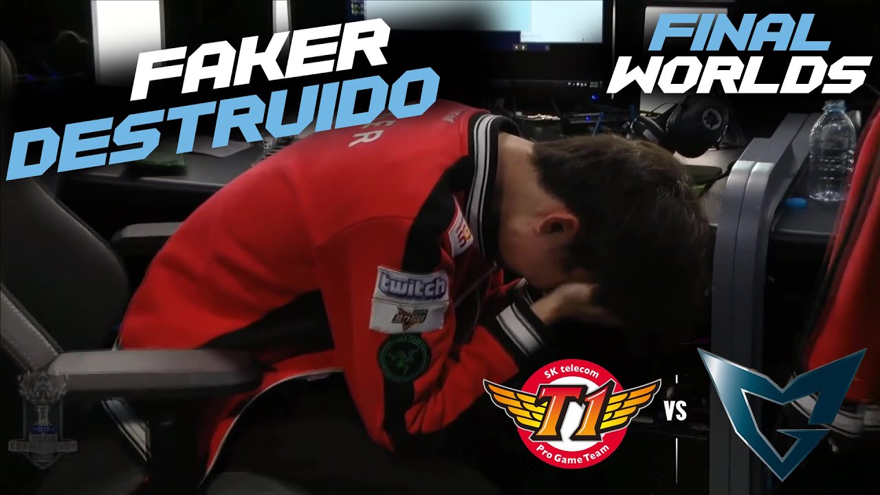 FAKER LLORANDO en la FINAL de los worlds | SKT vs SSG | (2017) - YouTube