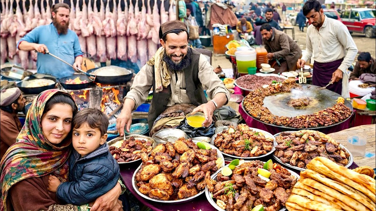 Unseen Traditional STREET FOODS of Afghanistan - MOST SELLING Foods ...