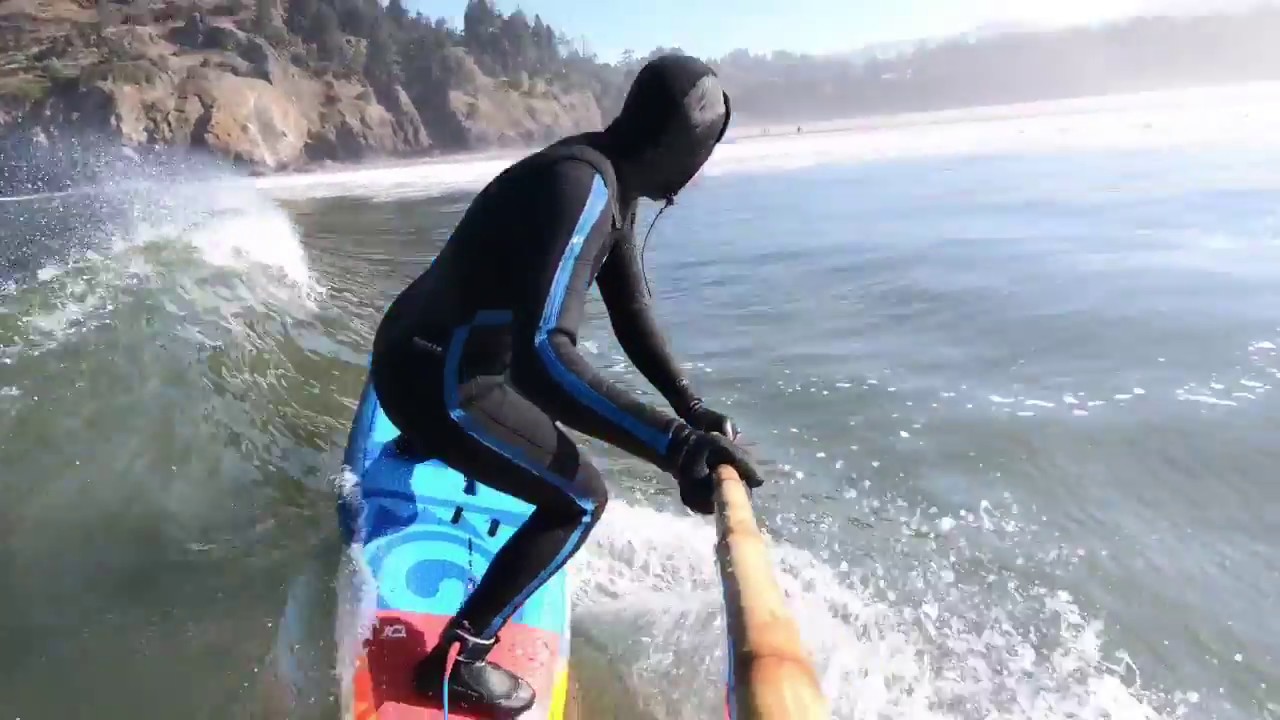 Oregon Foil Surfing Agate Beach - YouTube