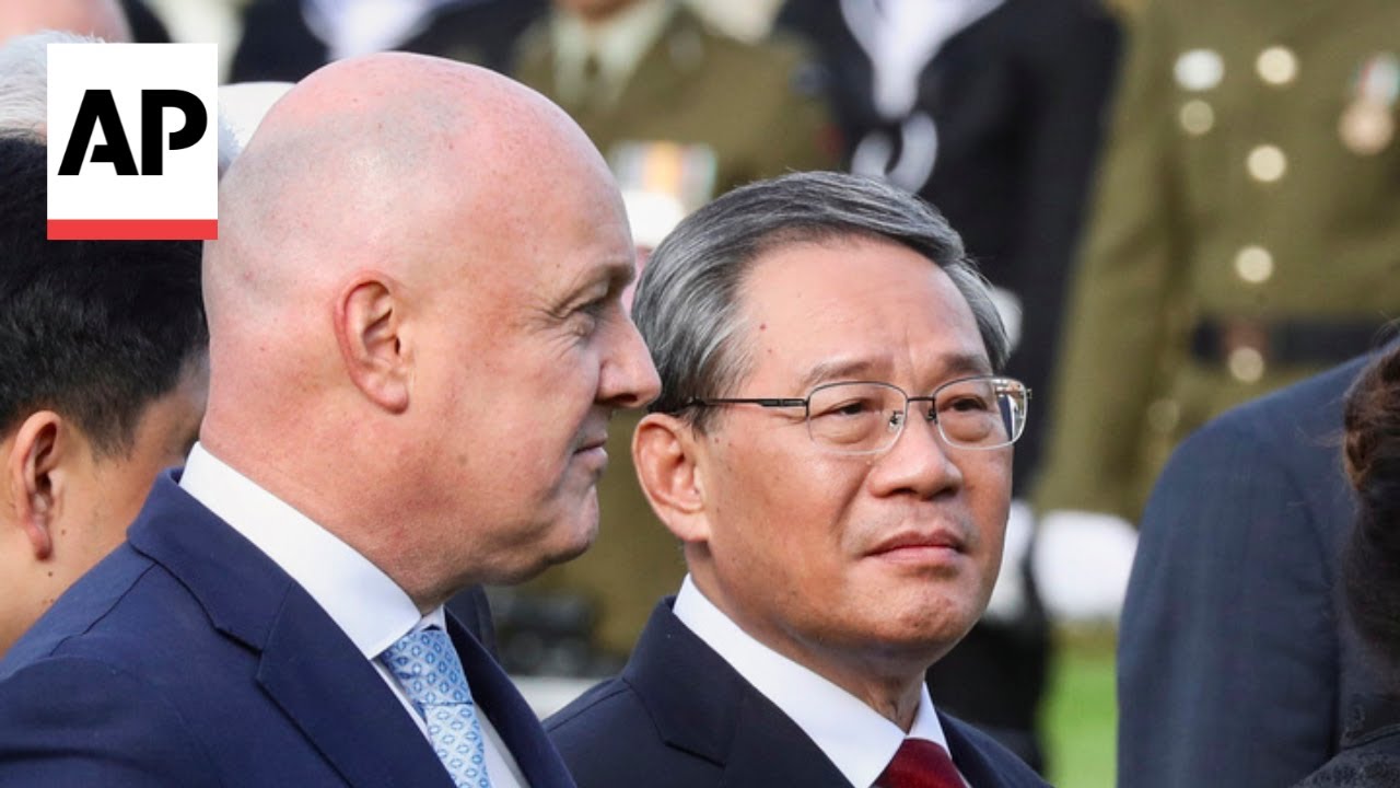 Chinese Premier Li Qiang in New Zealand for official visit - YouTube