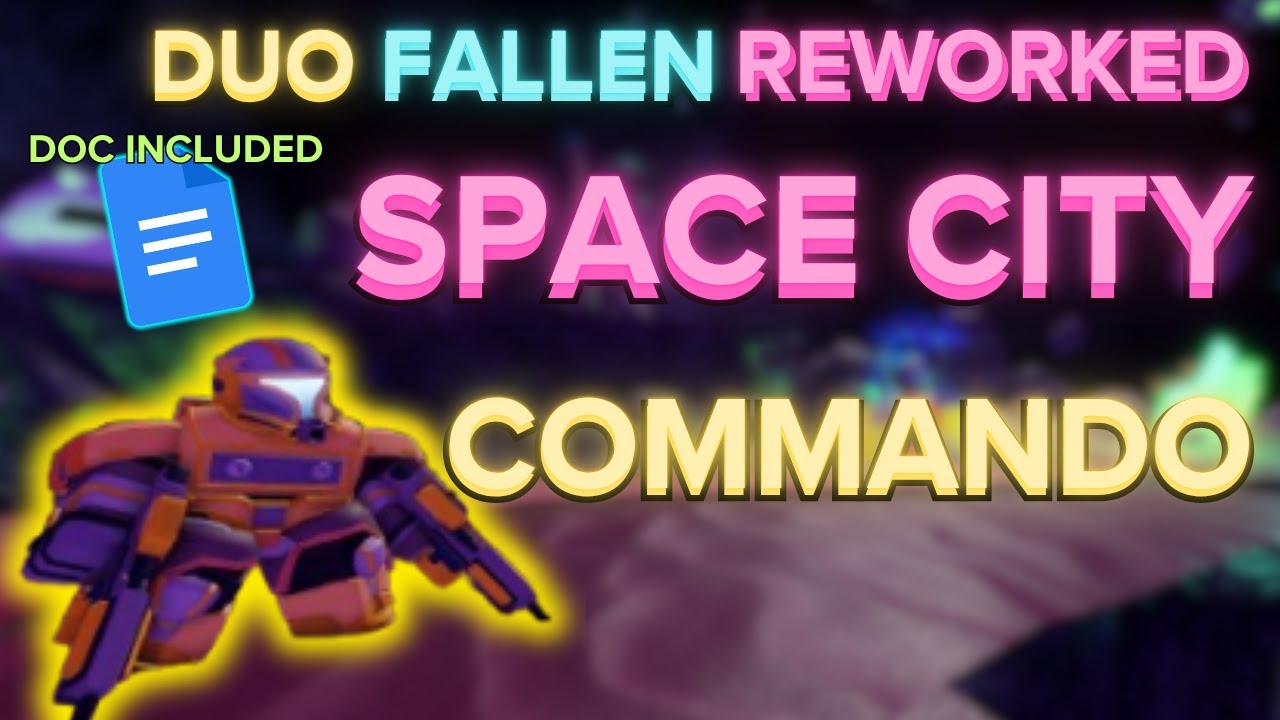 [TDS] {DOCUMENT} DUO FALLEN SPACE CITY WITH COMMANDO | ROBLOX - YouTube