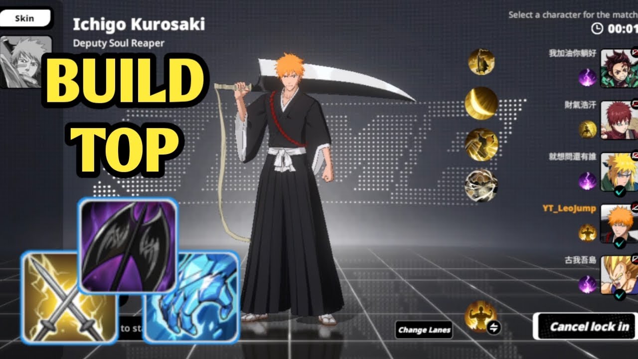 Ichigo Kurosaki Build - Jump Assemble MOBA - YouTube