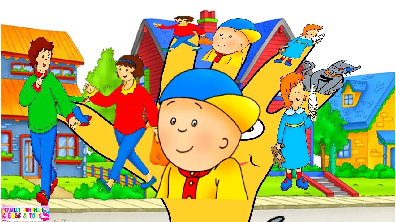Finger family | Finger Family Caillou | Caillou Finger Family | Nursery ...