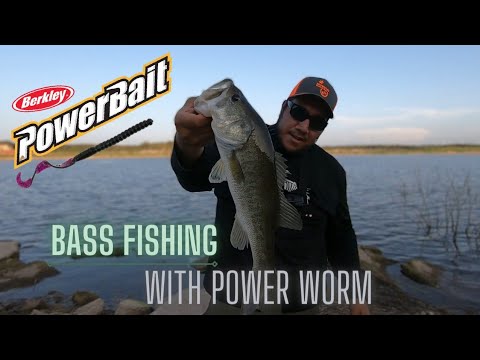 Bass Fishing with Berkley Power Worm! - YouTube