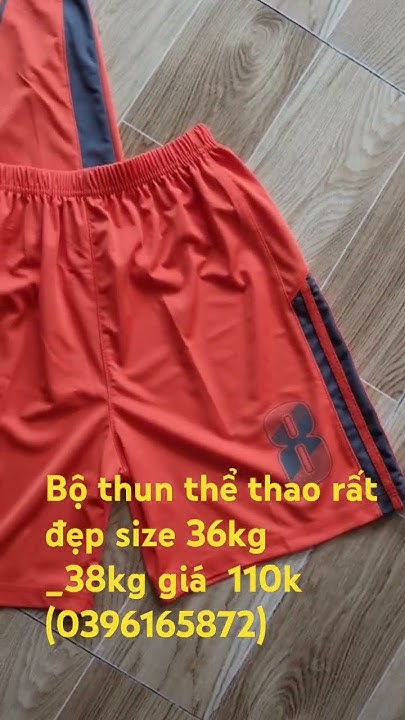 Bộ thun thể thao rất đẹp size 36kg _38kg giá 110k (0396165872) - YouTube