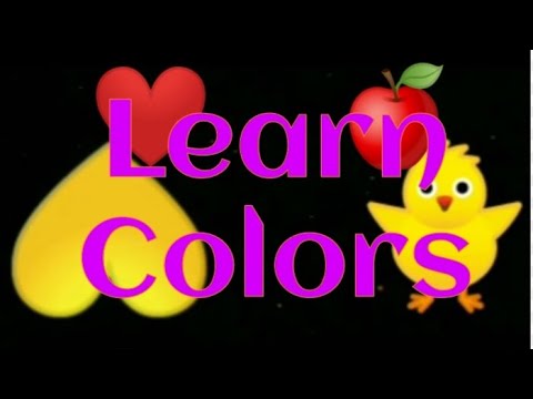 Learn colors in English for lkg kids Educational videos for kids learn ...