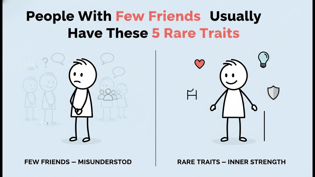 People With Few Friends Usually Have These 5 Rare Traits - YouTube