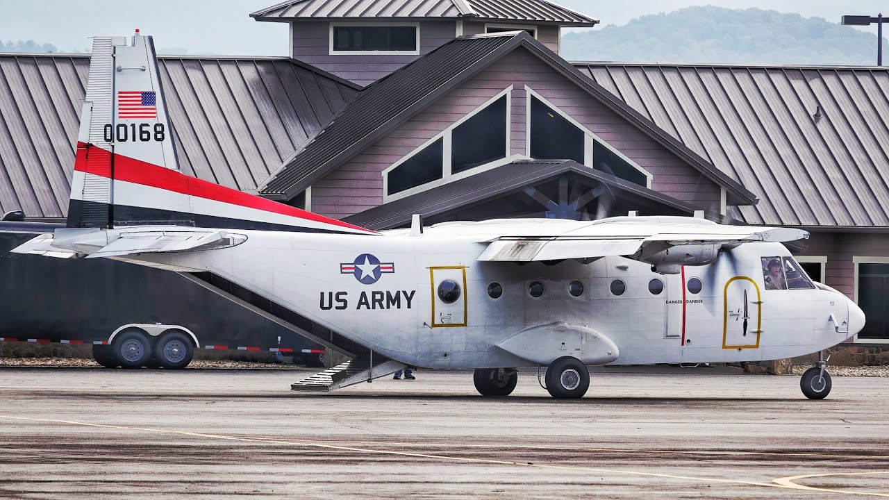 Rare US Army C-41A ,2x USAF T-6B, Bell-206, and more GA Airports 🛫 ...