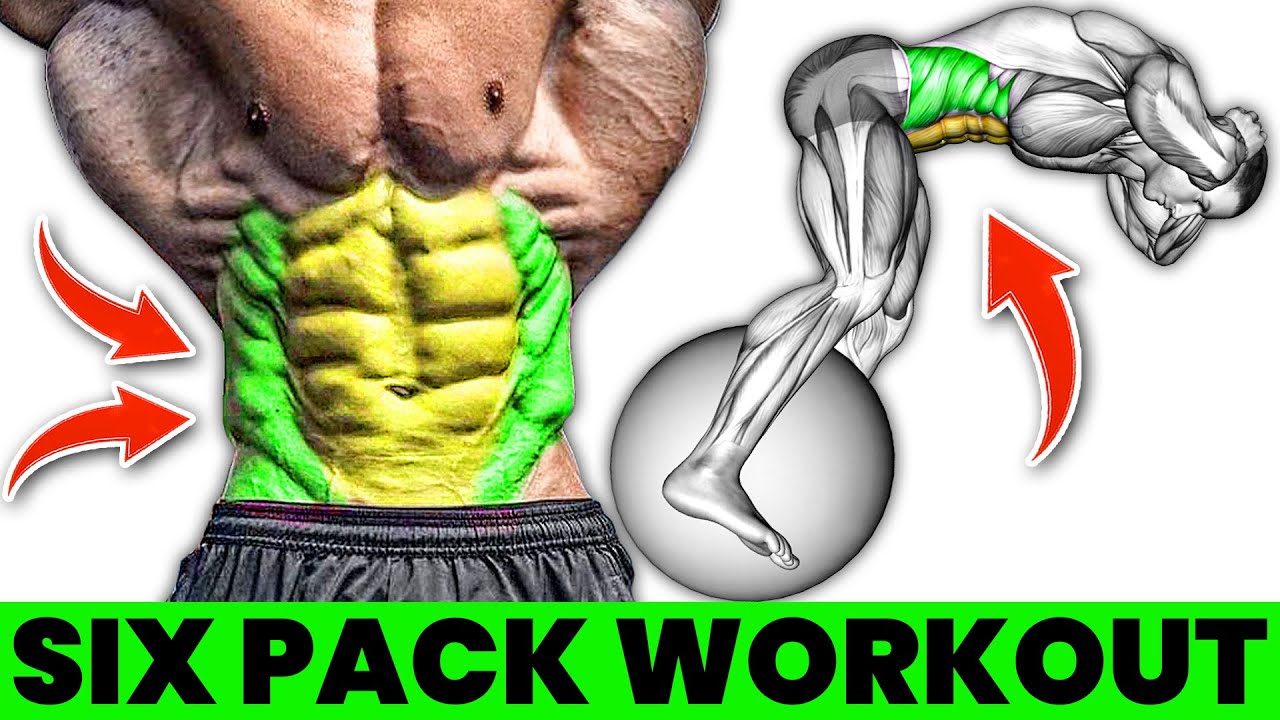 SIX PACK WORKOUT AT HOME AND GYM (5 Best Exercises) - YouTube