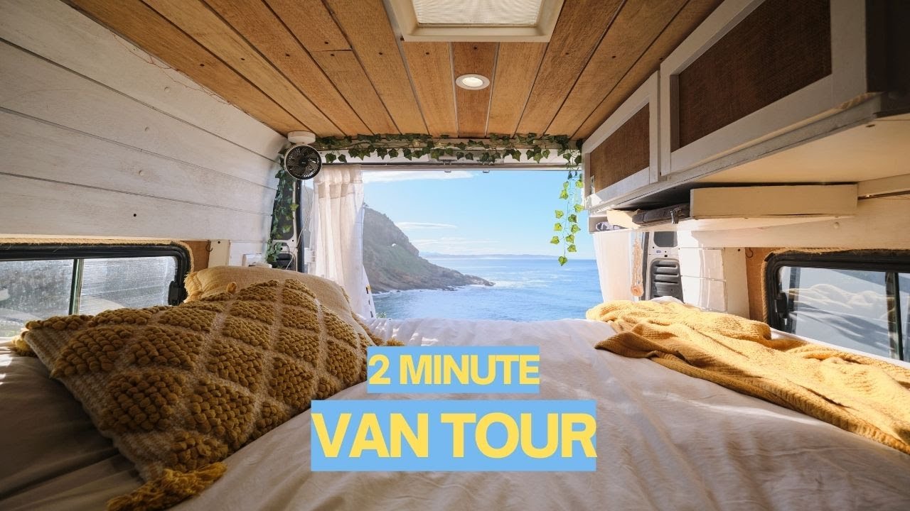 Two minute Van Tour / DIY Van build - YouTube
