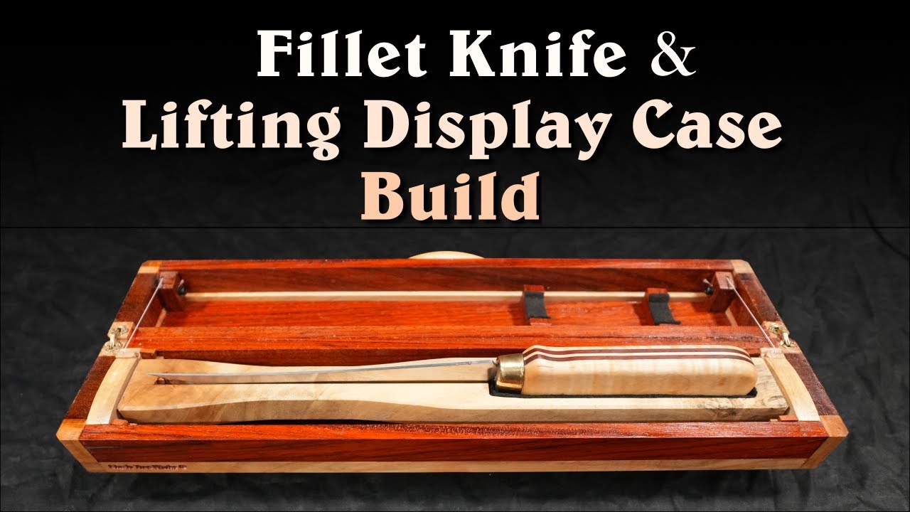 Wooden Knife Case and Curly Maple Handle Build. (Surprise, it's lifts ...