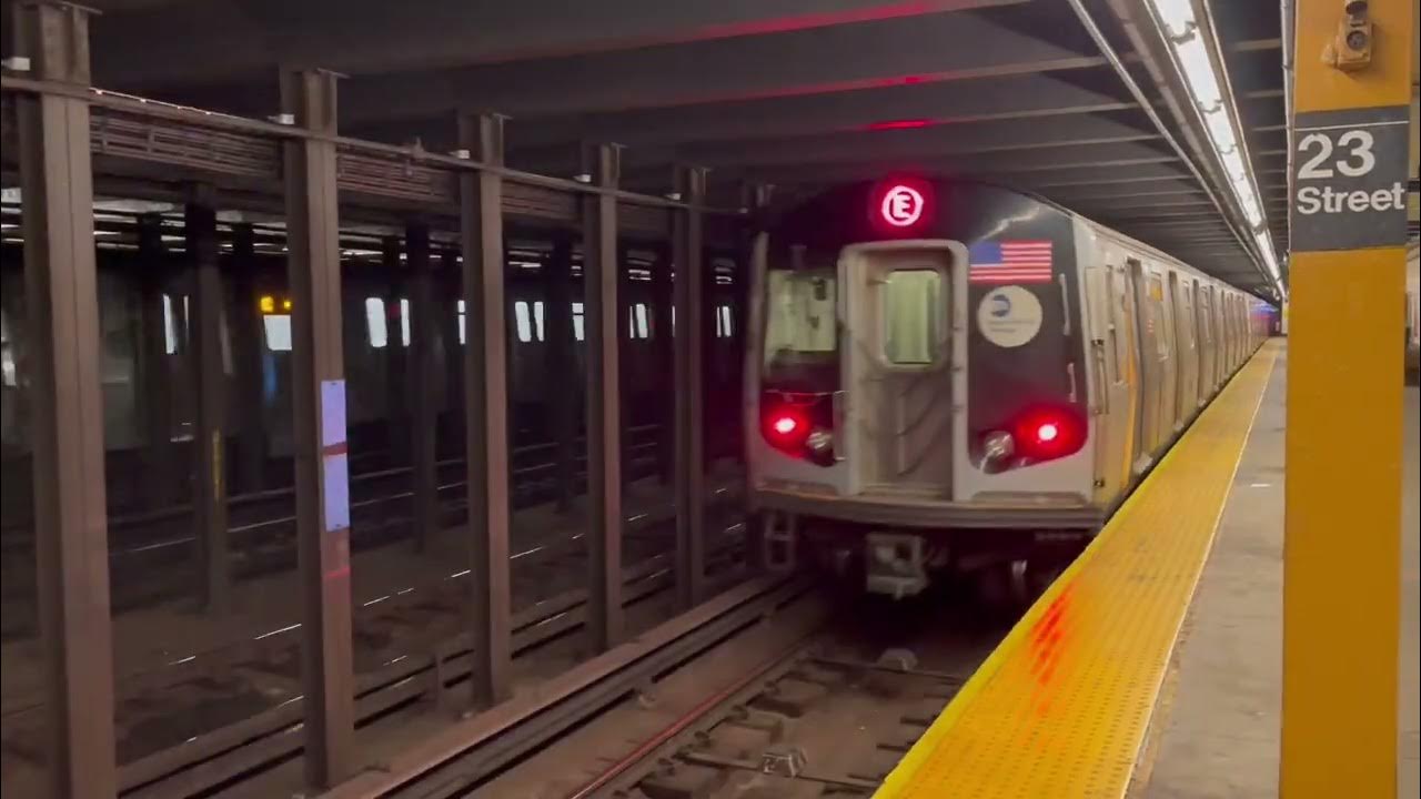 NYC Subway A C E Trains | 23st #1 - YouTube