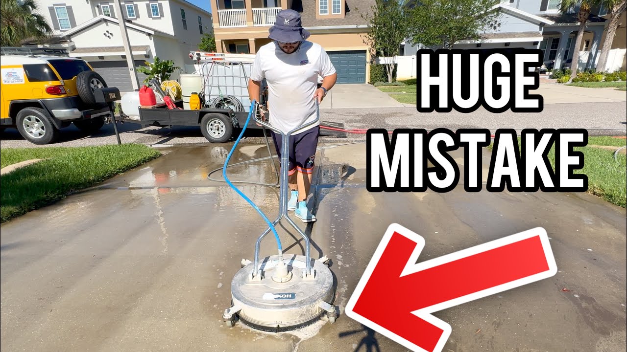 HUGE Mistakes That Will Destroy Your Pressure Washing Business - YouTube