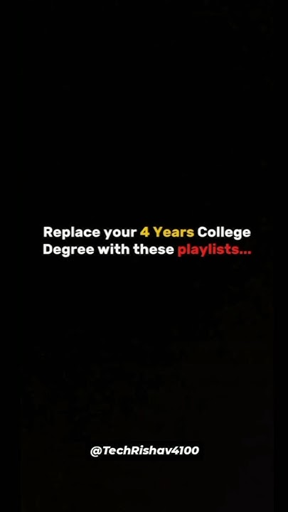 Degree Playlist Reels Shortsfeed Shorts Coding Motivation Fyp Coder Mindset Viral