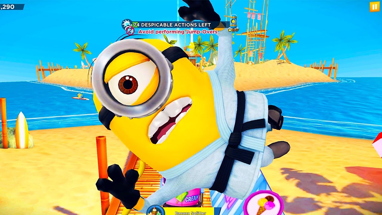 Kung Fu Stuart minion and Punch minions Avoid despicable actions task ...