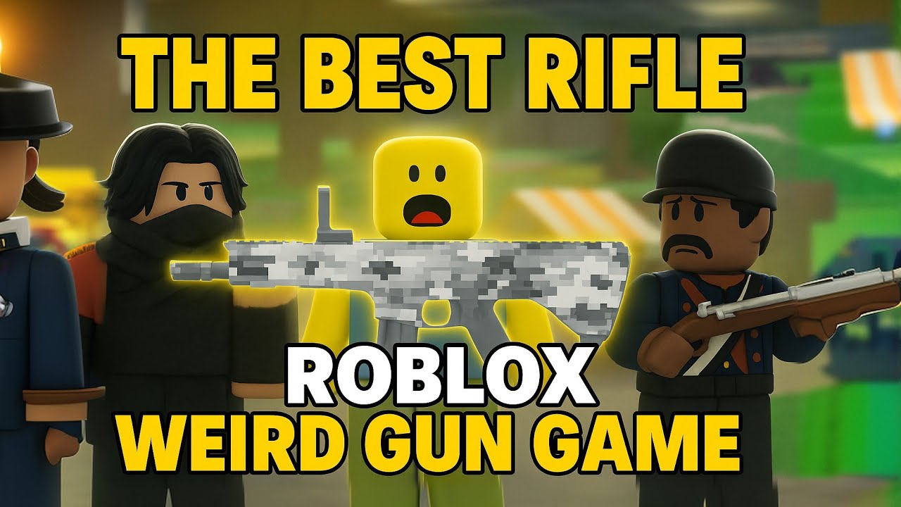This Is The Best Rifle In Roblox Weird Gun Game! - YouTube