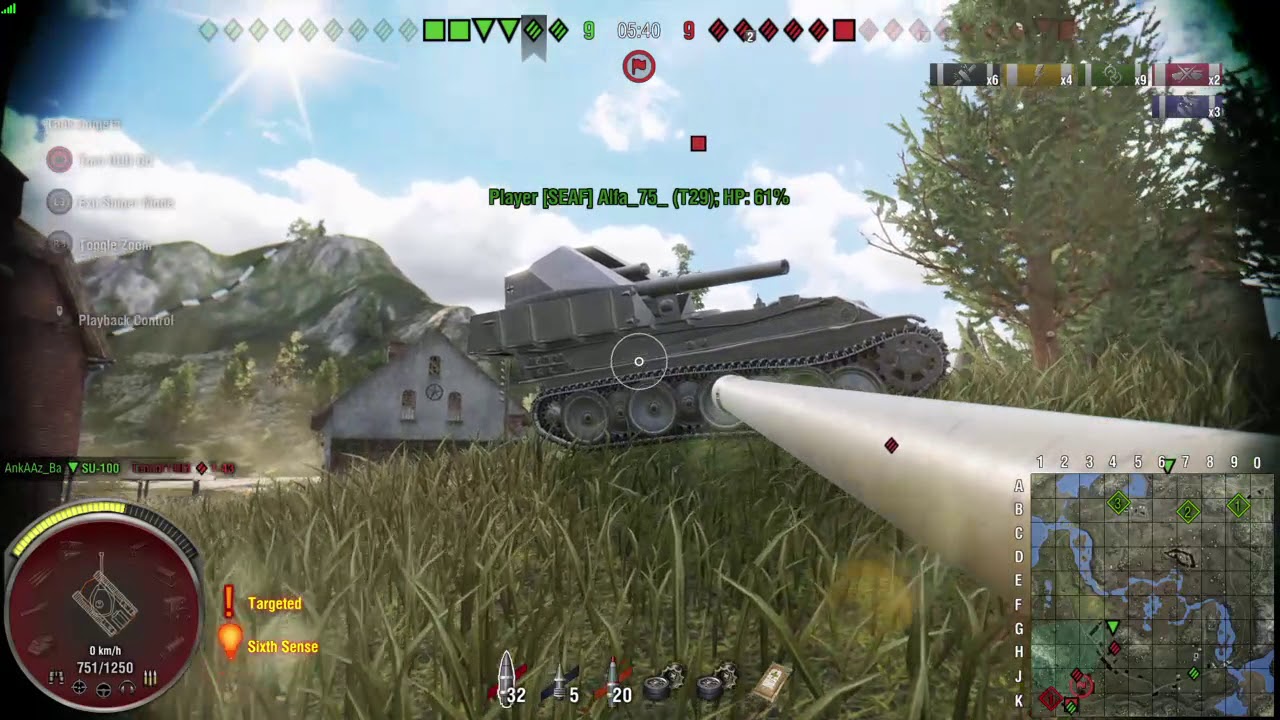 World of Tanks Swamp - YouTube