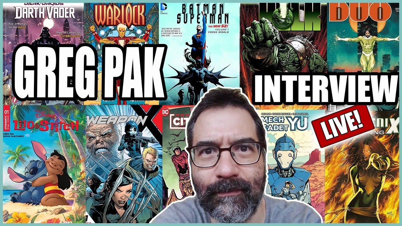 Greg Pak Interview! Lilo & Stitch | Hulk | Batman & Superman | X-men ...