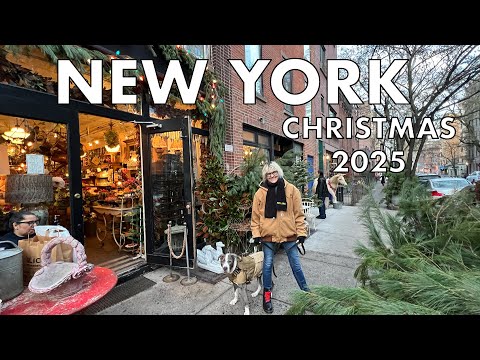 New York City Christmas LIVE East Village Walk