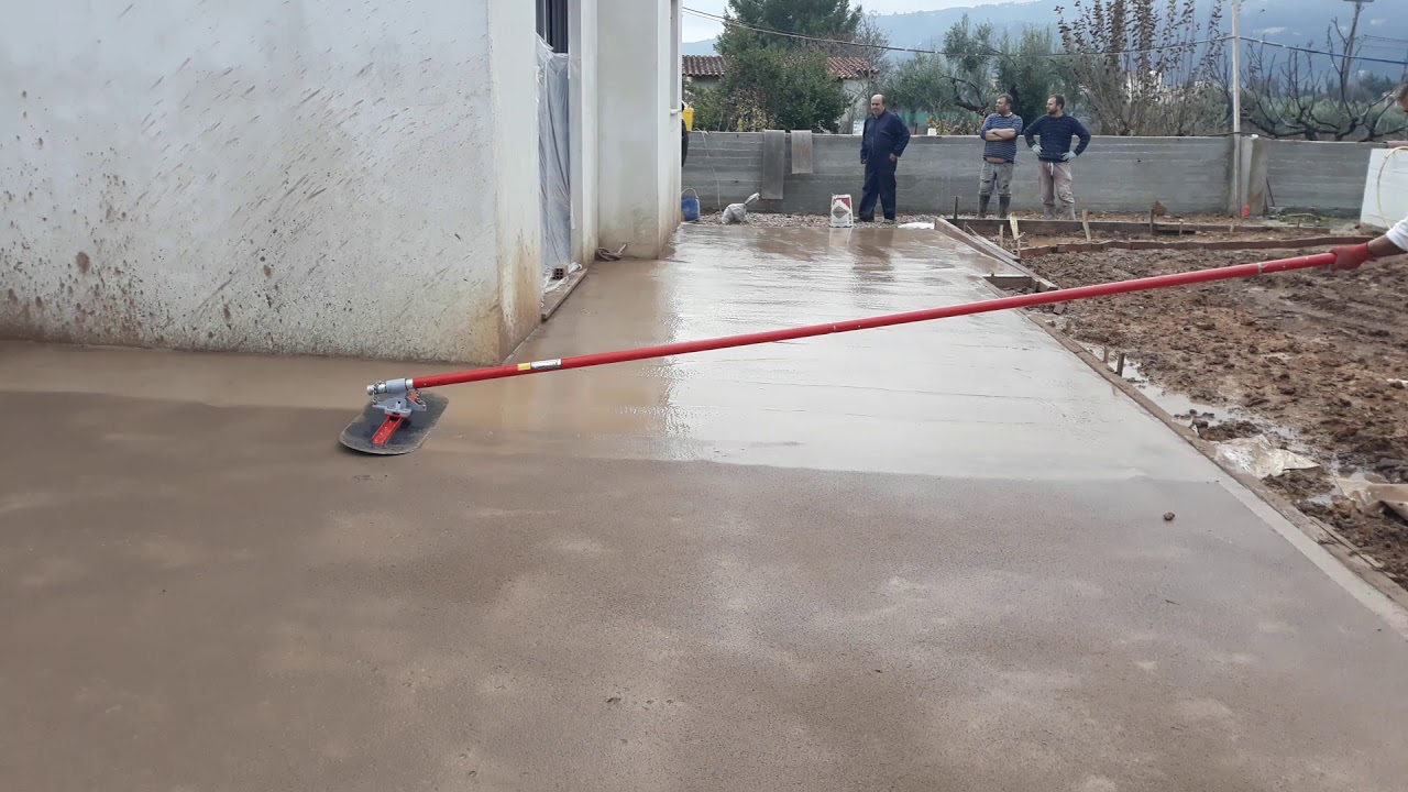 Bιομηχανικά δάπεδα και σταμπωτά δάπεδα (2/2) - YouTube