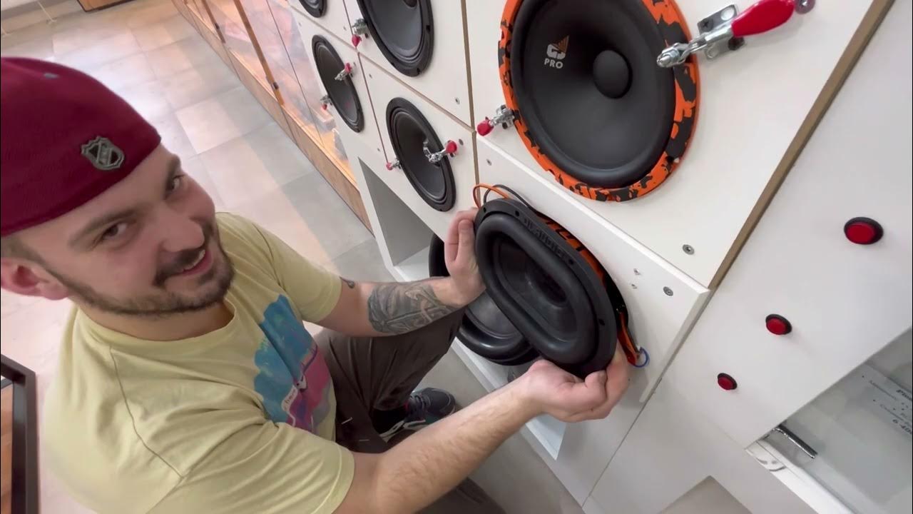 Овальный сабвуфер DL Audio Black Bass 69, малыш реально может! - YouTube