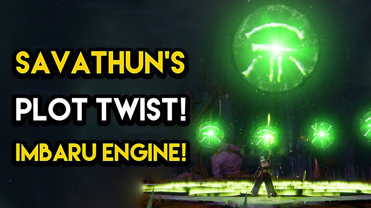 Destiny 2 - SAVATHUNS PLOT TWIST! Imbaru Engine and Defeating Xivu ...