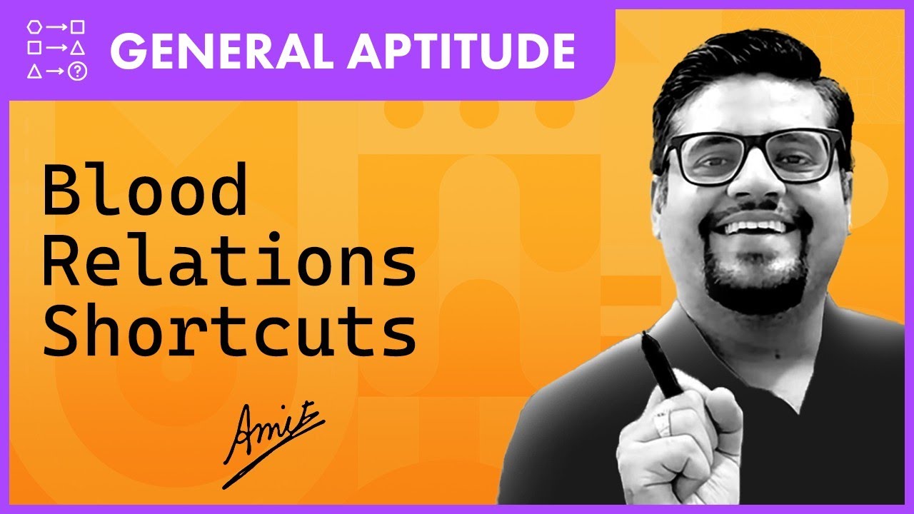 Blood Relation Basic Concept & Reasoning Tricks | GATE 2023 - YouTube