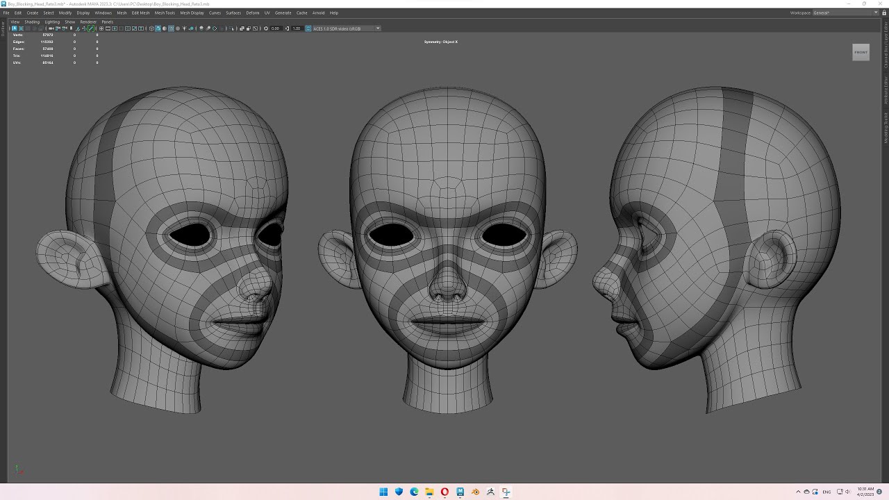Maya I Modeling I Retopology - YouTube
