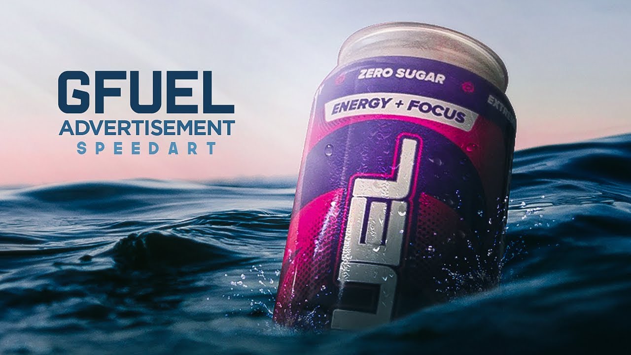 ⌠Speedart⌡- GFuel Fazeberry Advertisement Design - YouTube
