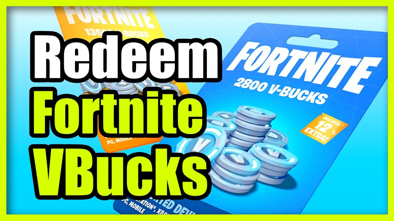 How to Redeem your Fortnite V-Bucks on Computer Web browser (Easy ...