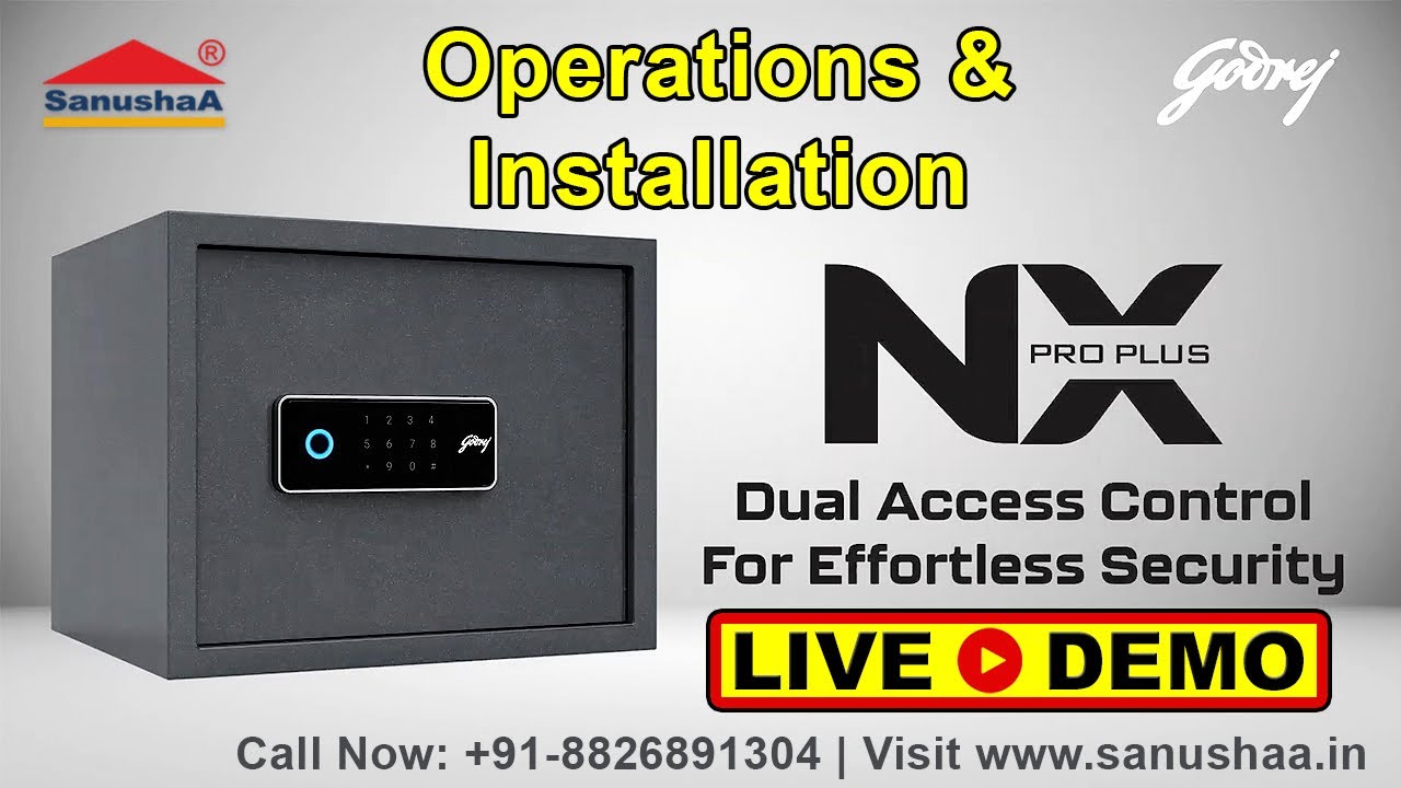 🔒 Godrej NX Digital & Biometric Home Locker | Smart Safe for Home ...