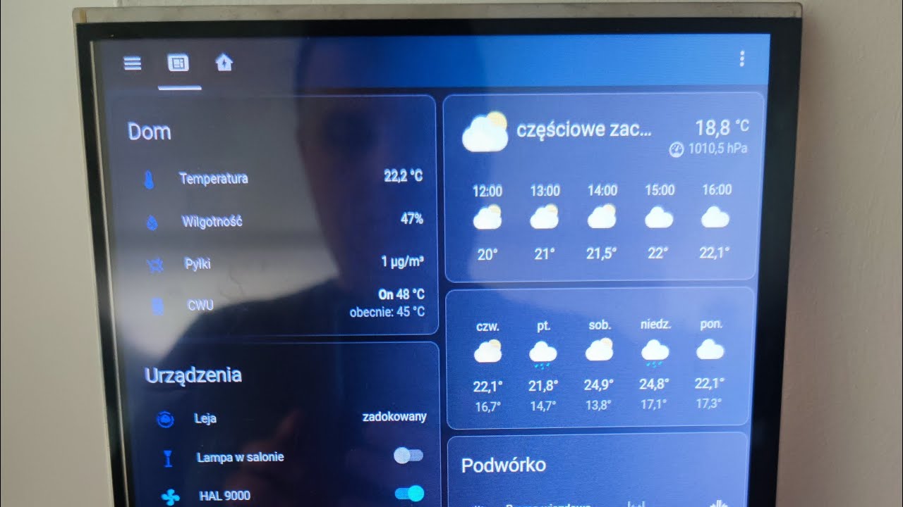 Home Assistant with touch screen - YouTube