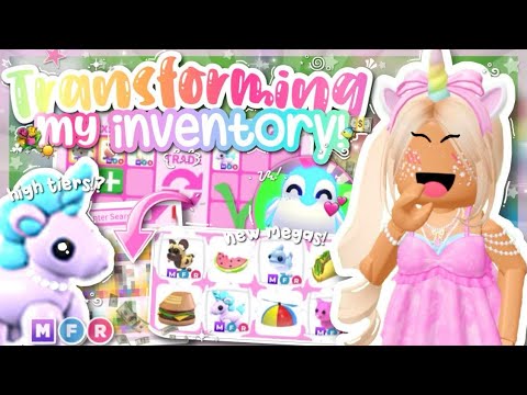 TRANSFORMING My Adopt Me INVENTORY!💐🧁|| NightxStxrs