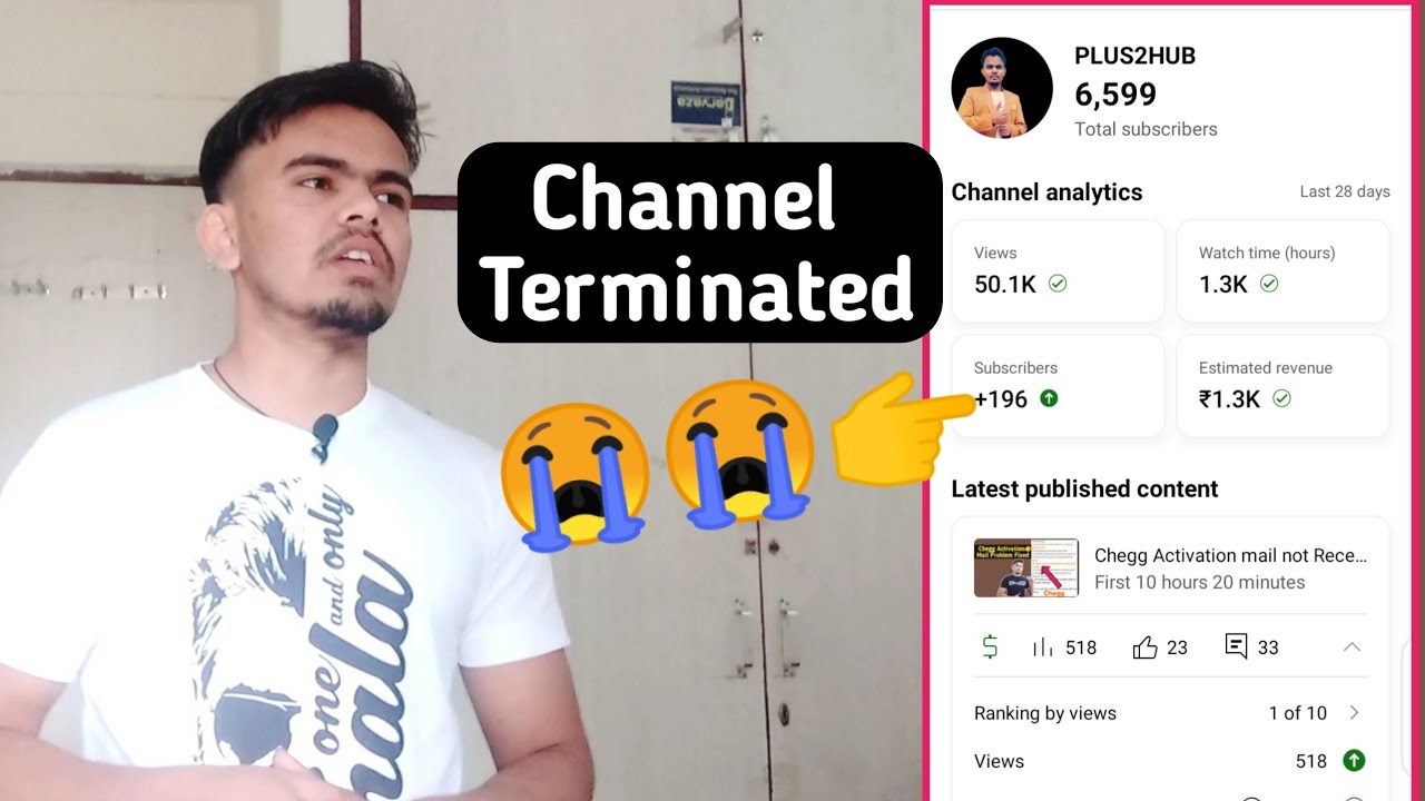 Channel Terminate Ho gya | Channel Deleted, now What's Next?? - YouTube