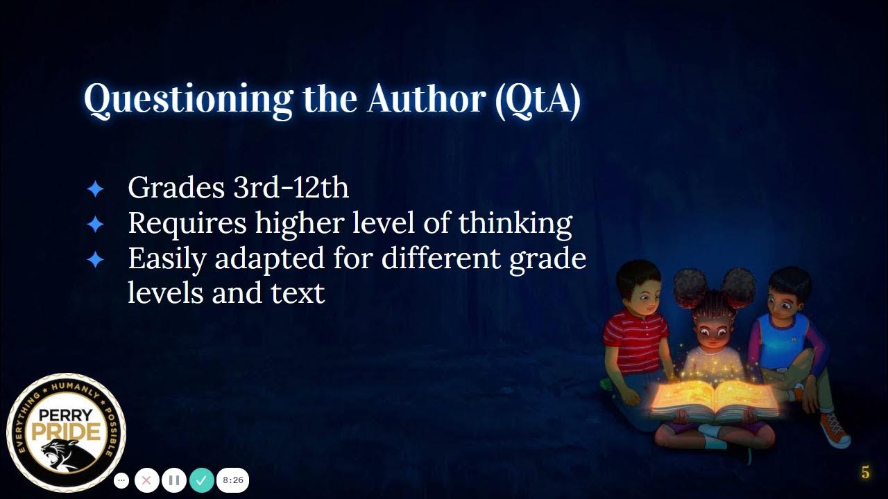 Questioning the Author (QtA) - YouTube