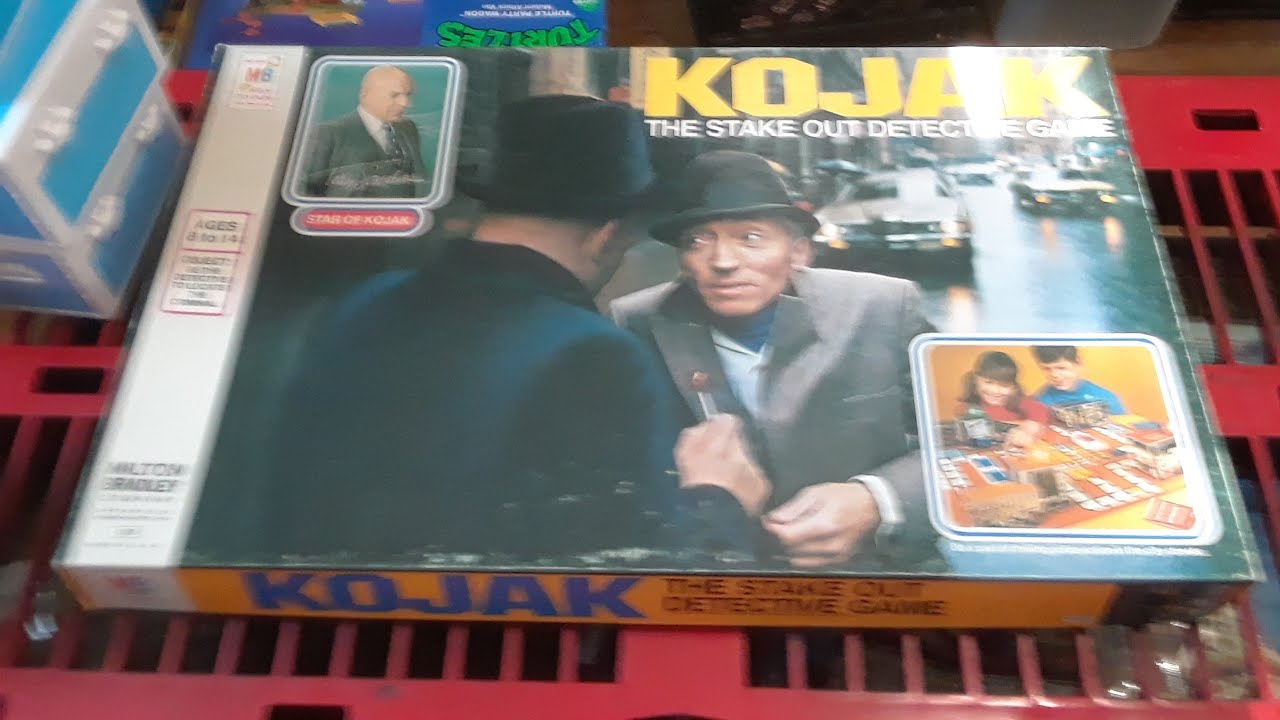 Kojak the Stakeout detective Board game - YouTube