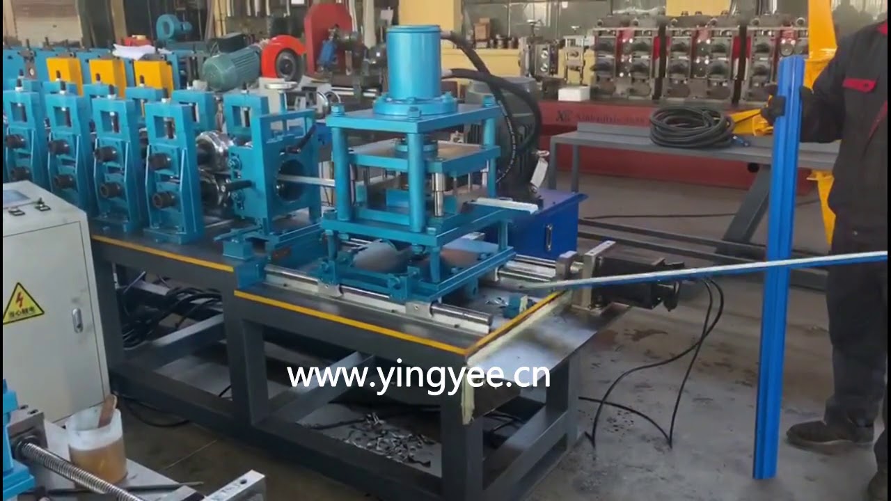 Steel Fence forming machine/ fence barrier making machine/ fence making ...