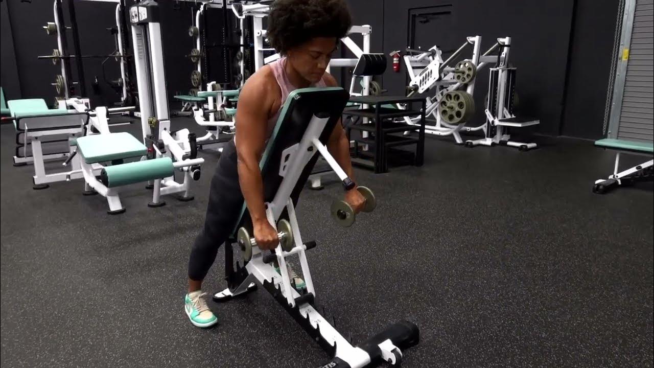 Curl - Prone - 55˚ Incline - DB - Pronated - YouTube