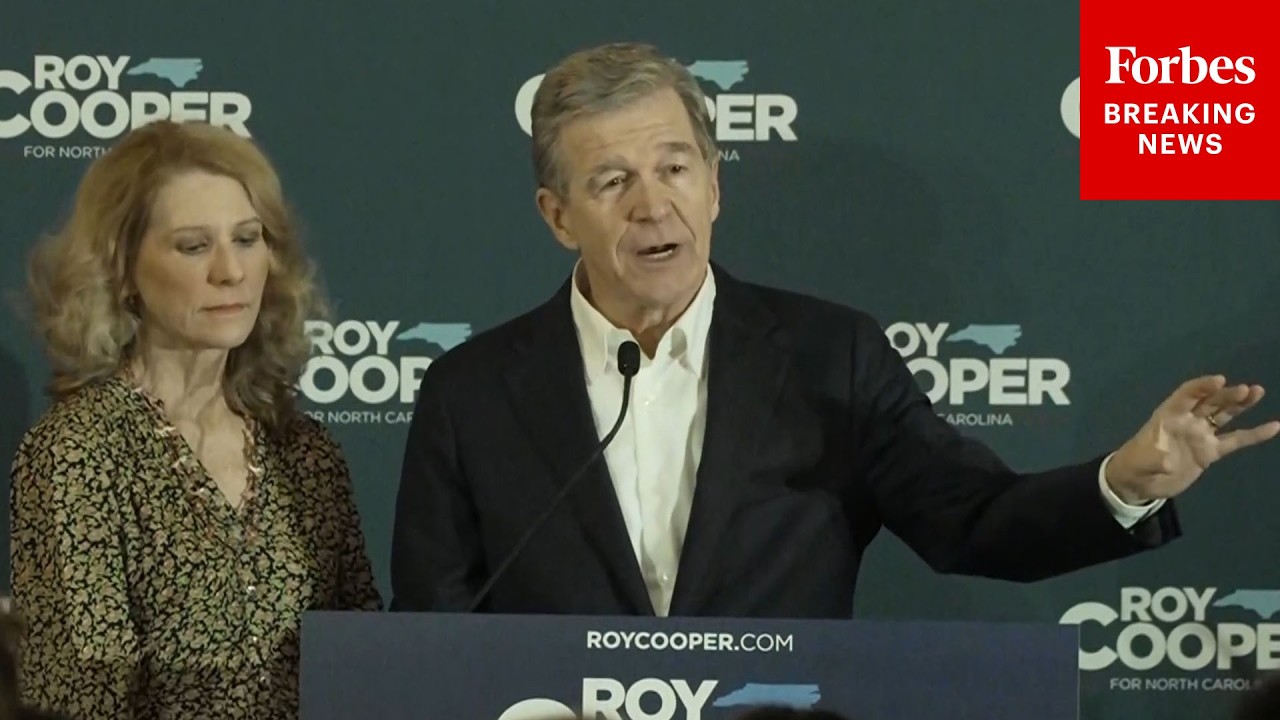 BREAKING NEWS: Roy Cooper Delivers Victory Speech In North Carolina ...