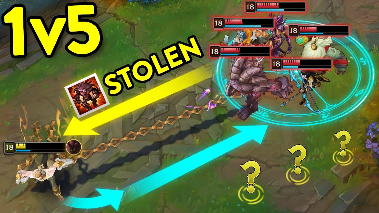 40 IMPOSSIBLE 1v5 OUTPLAYS IN LEAGUE OF LEGENDS - YouTube