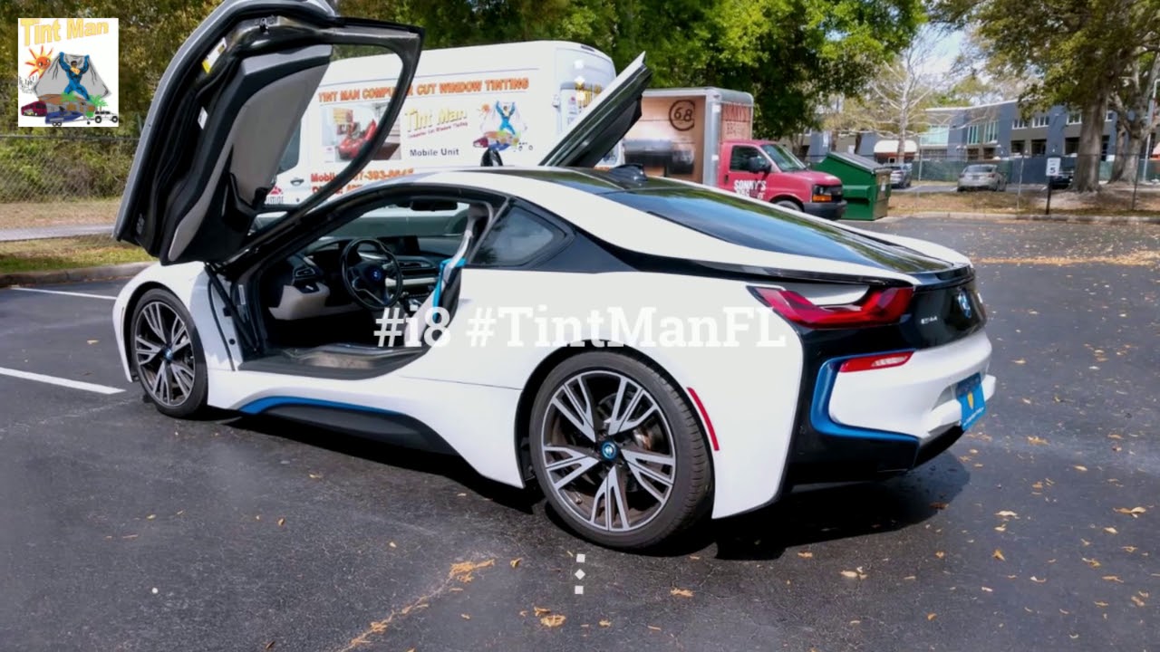 BMW i8 tinted with Llumar Ceramic CTX 30% Window Film at Tint Man ...