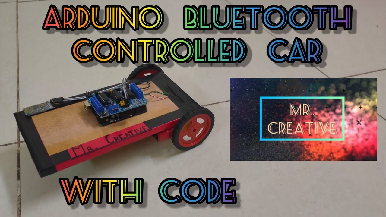 Diy Arduino Bluetooth Controlled Car Youtube