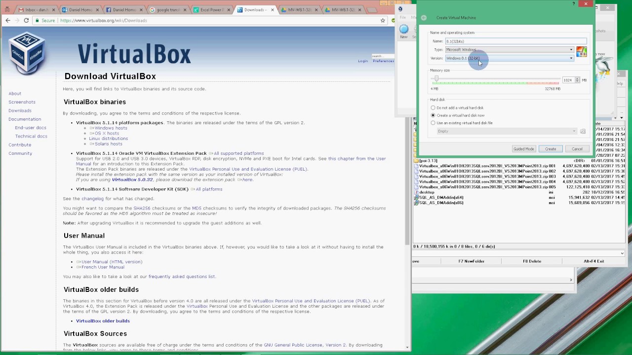 01 - mounting a virtual machine for Data Mining tests - YouTube